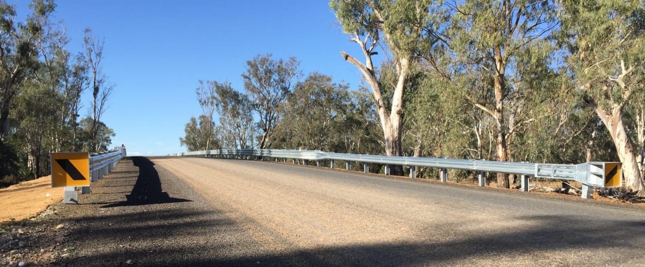 Narrabri Bridge Renewal Guardrail Project | March 2018 | Safe Direction®️