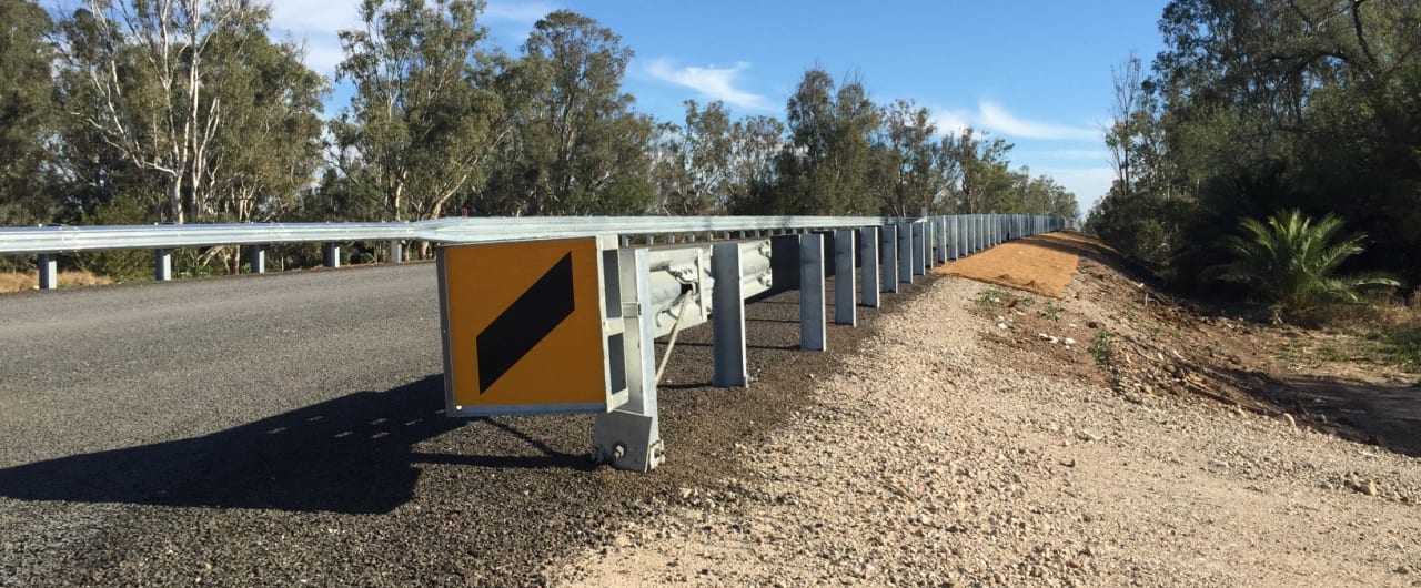 Narrabri Bridge Renewal Guardrail Project | March 2018 | Safe Direction®️