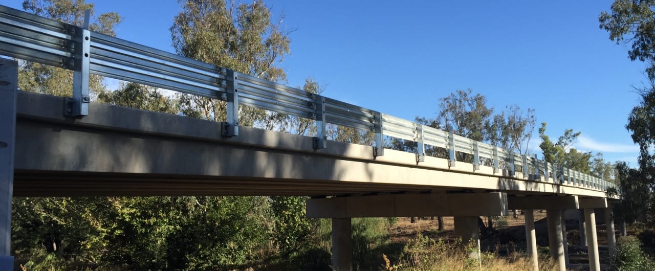 Narrabri Bridge Renewal Guardrail Project | March 2018 | Safe Direction®️