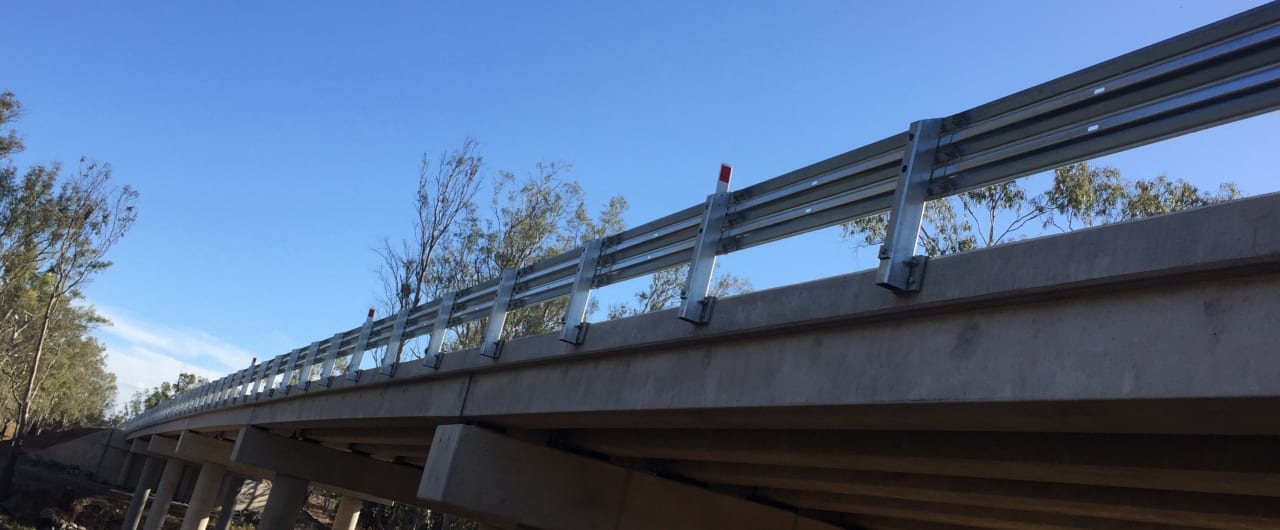 Narrabri Bridge Renewal Guardrail Project | March 2018 | Safe Direction®️