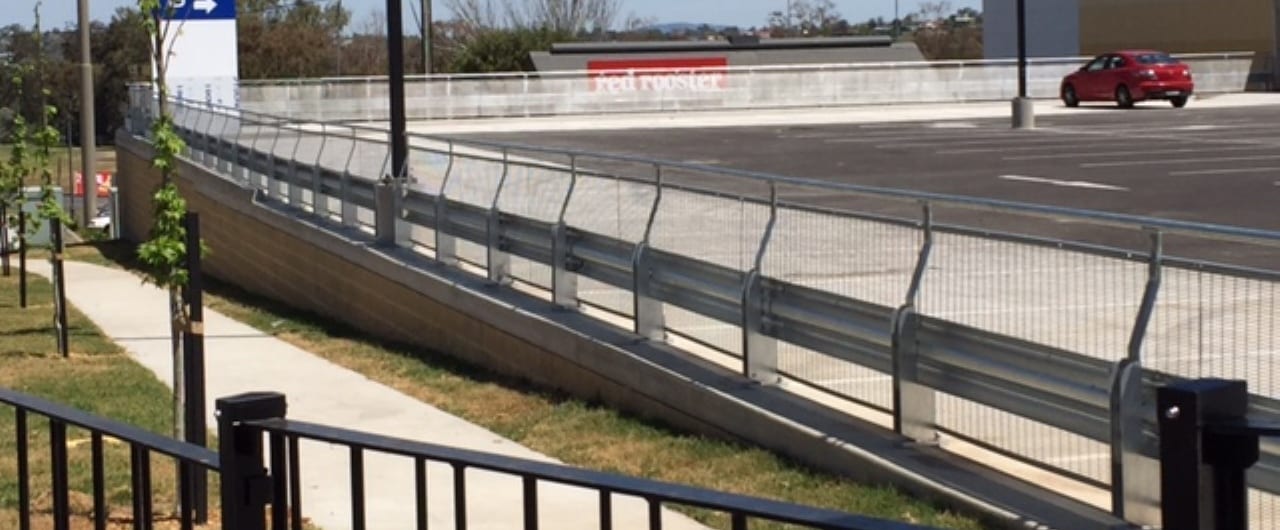 Tamworth Retail Car Park Guardrail Project | March 2018 | Safe Direction®