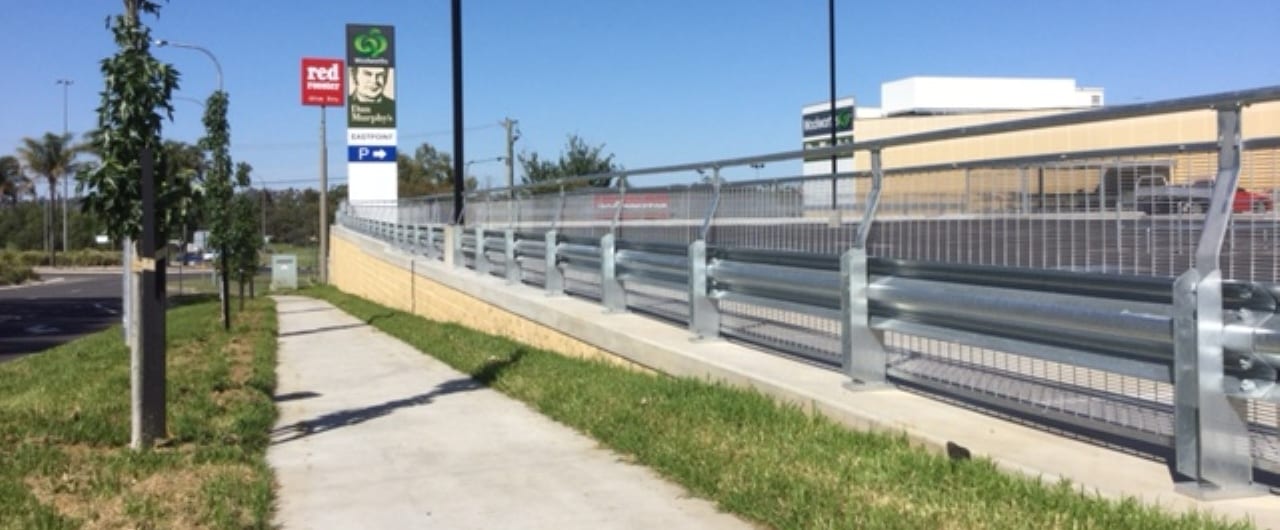 Tamworth Retail Car Park Guardrail Project | March 2018 | Safe Direction®