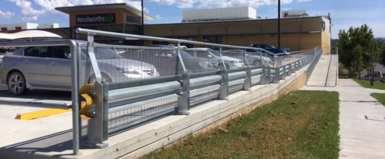 Tamworth Retail Car Park Guardrail Project | March 2018 | Safe Direction®