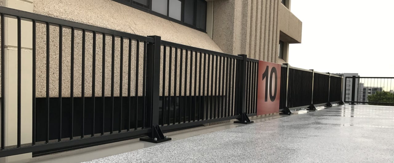 Newcastle Civic Car Park Guardrail Project | July 2018 | Safe Direction®️