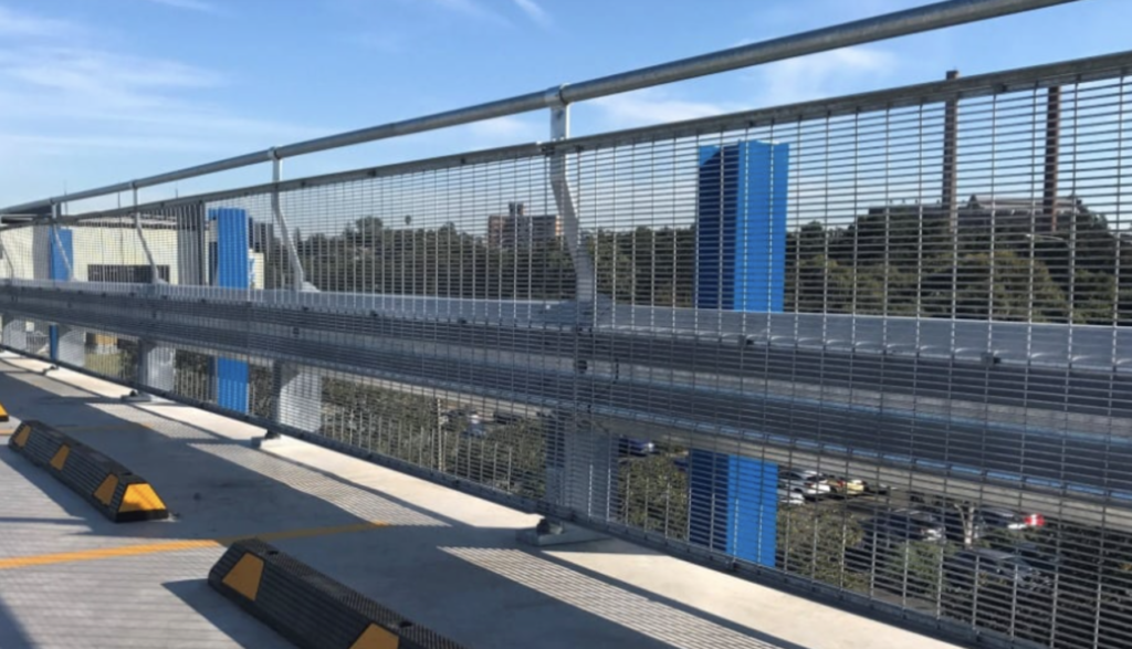 RhinoStop® Car Park Guardrail Safety Barrier System | Safe Direction®️