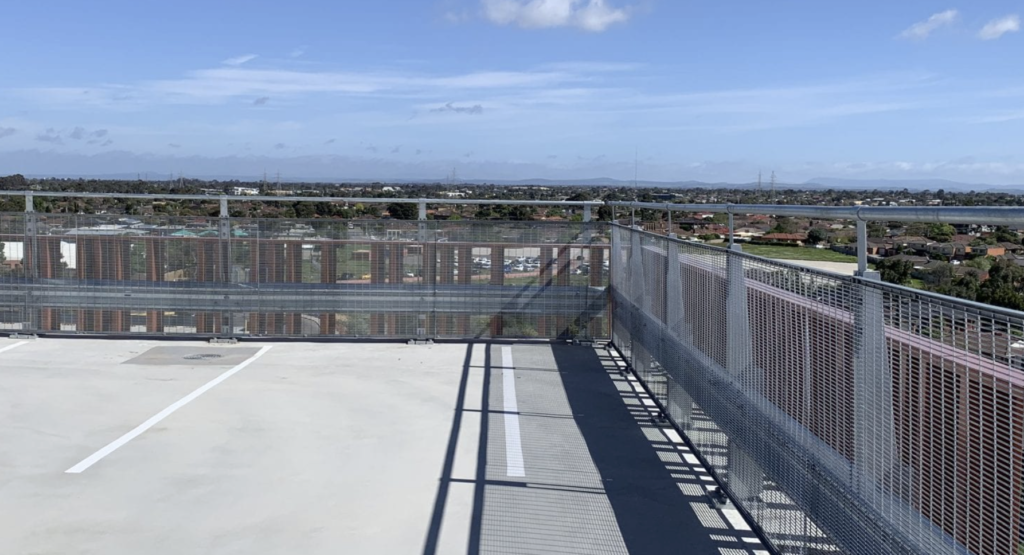 RhinoStop® Screen Car Park Guardrail Safety Barrier | Safe Direction®️