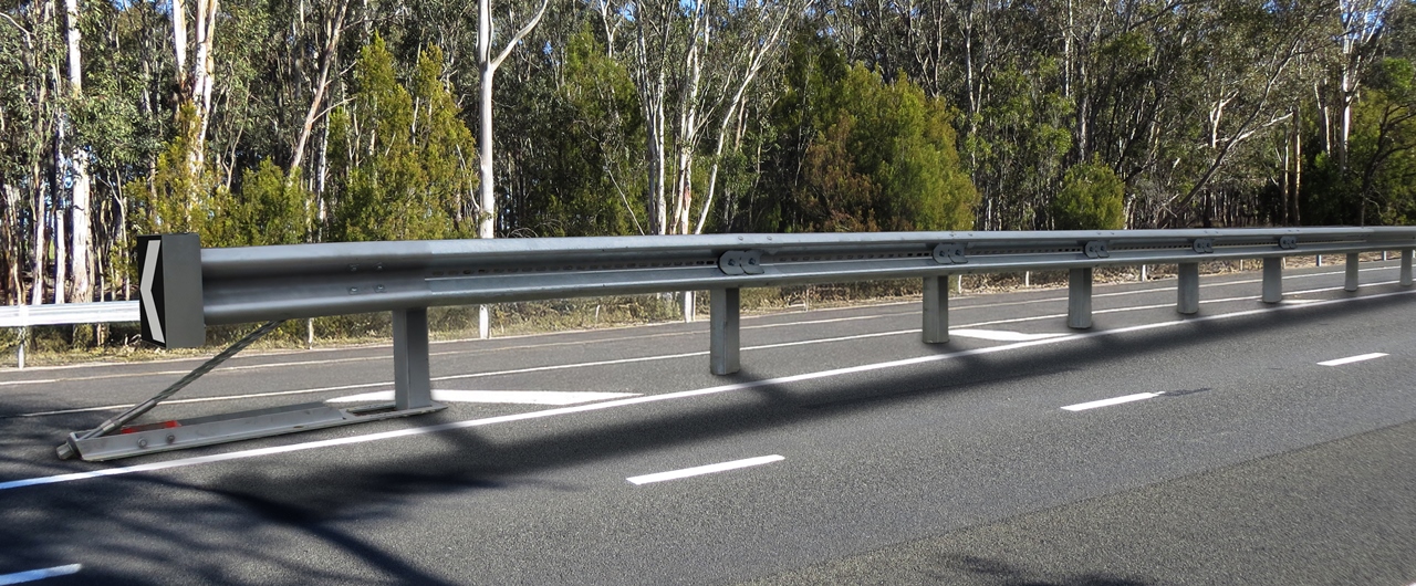 Gregory Median End Terminal (GMET) Guardrail | Safe Direction